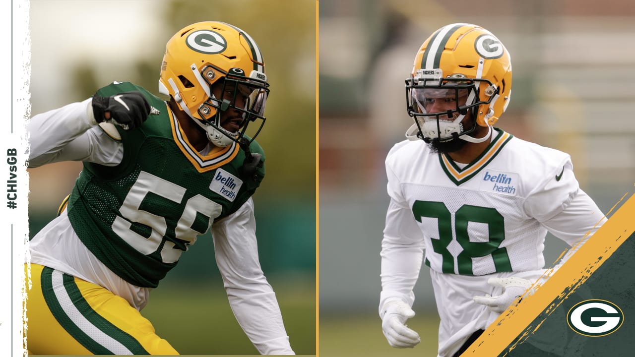 Packers elevate LB De'Jon Harris and RB Mike Weber for gameday
