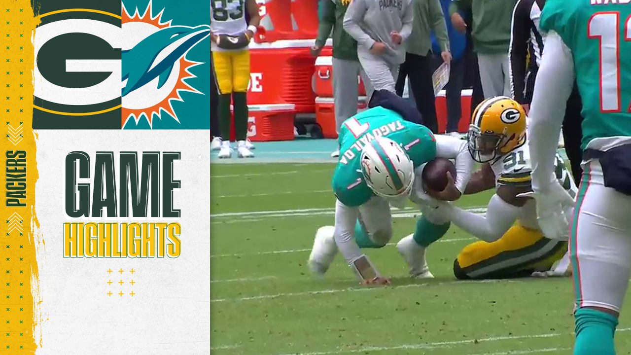 Preston Smith pops ball in the air on strip-sack of Tagovailoa ...