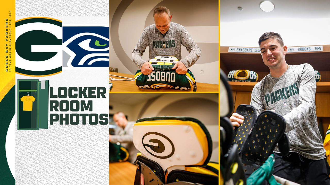 Photos: Packers' equipment staff sets Lambeau Field locker room ...