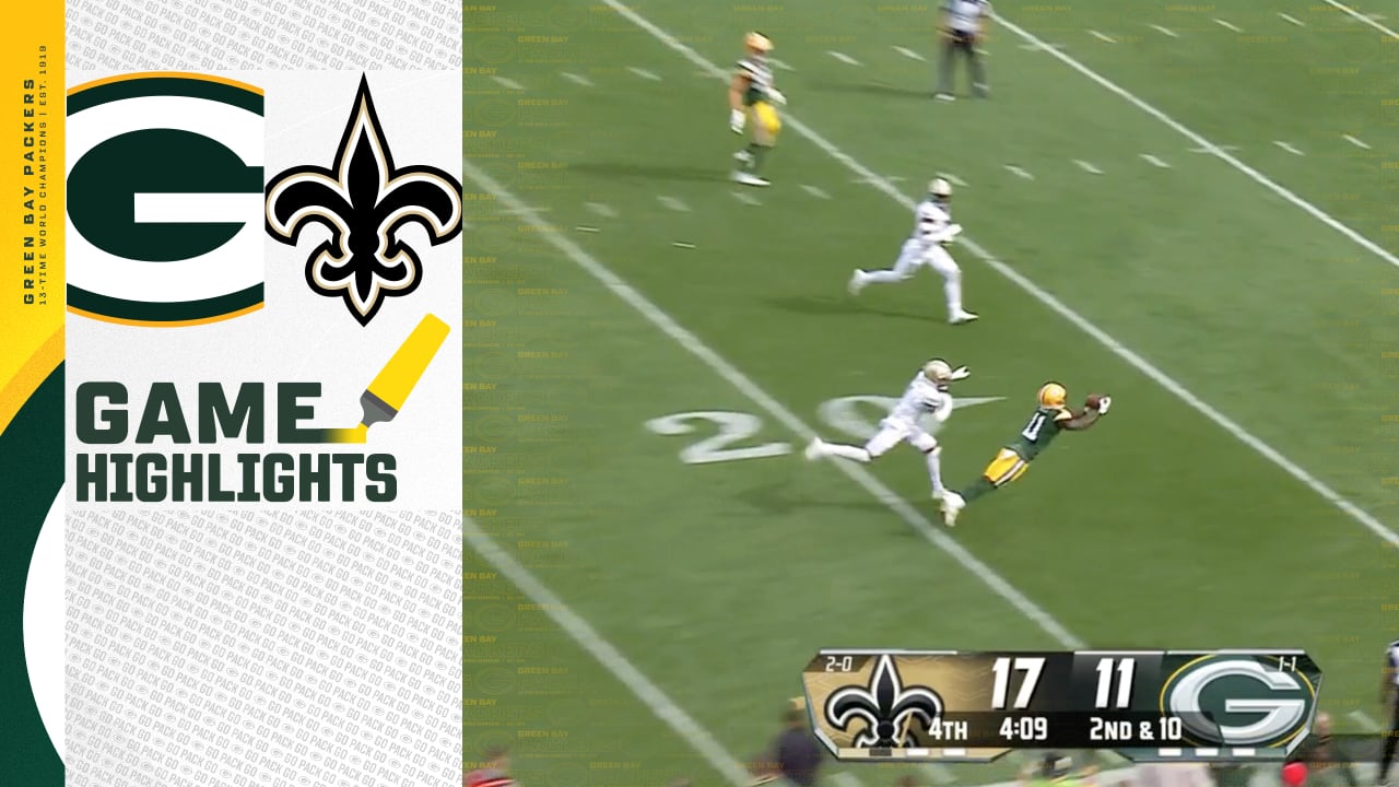 Jayden Reed stretches out for 30-yard catch from Love | Packers vs. Saints