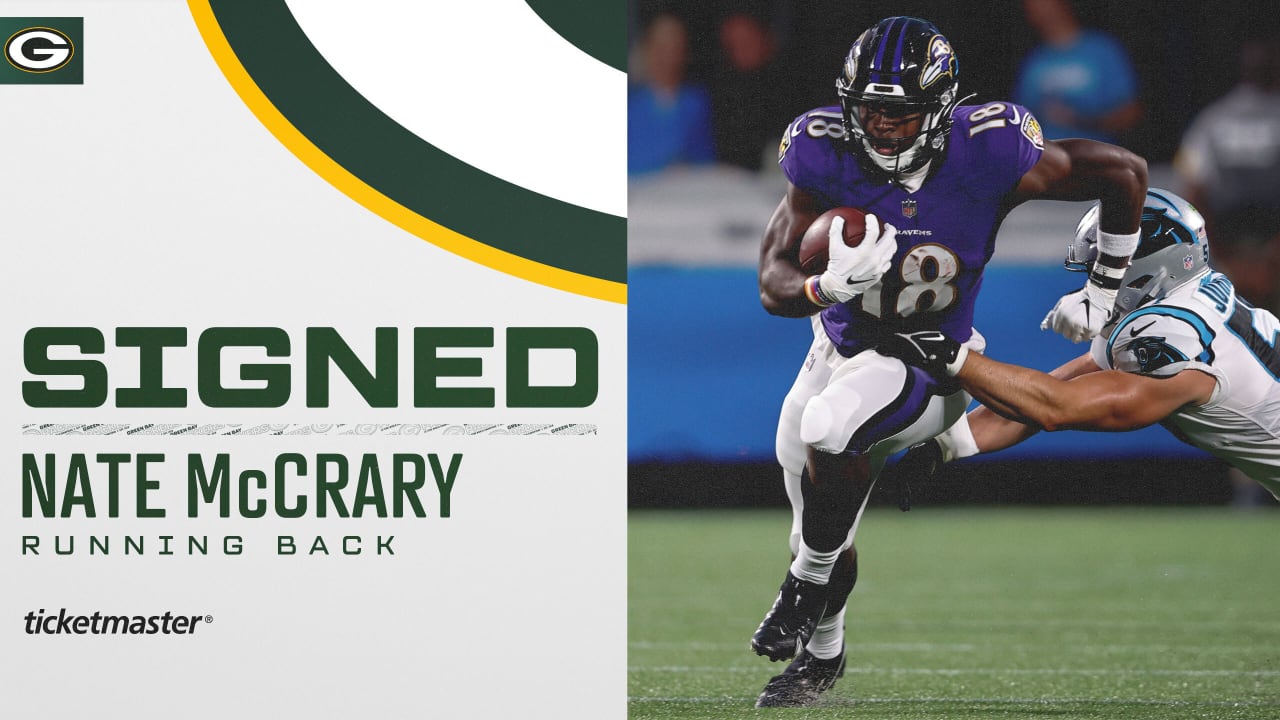 Packers sign RB Nate McCrary