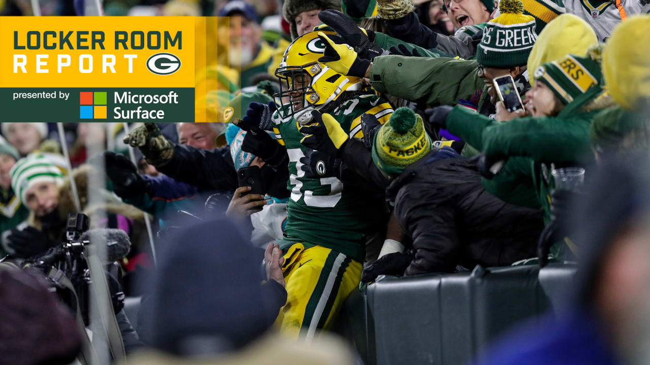 First two-touchdown game holds special meaning for Aaron Jones