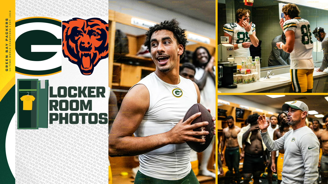 Locker Room Pass: Packers celebrate season-opening win over Bears