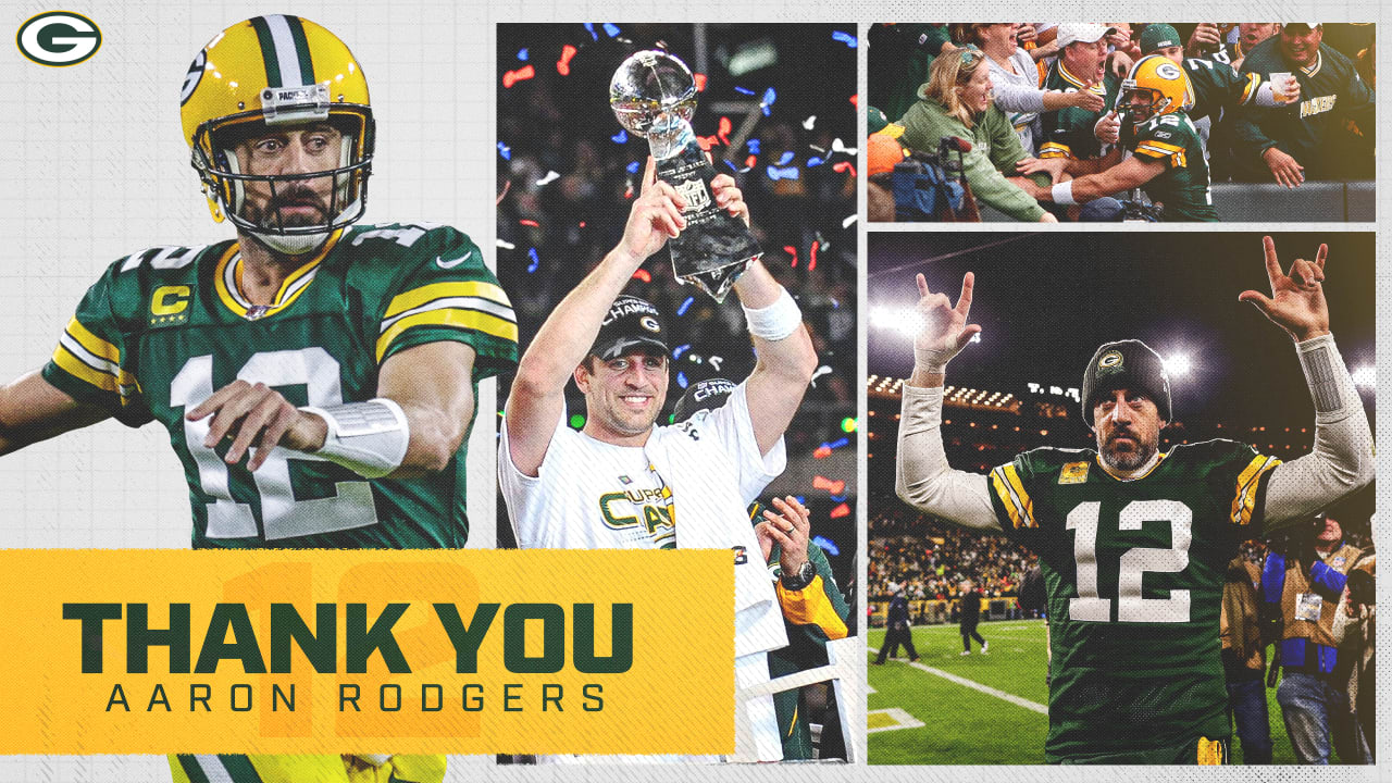 Thank you, Aaron Rodgers