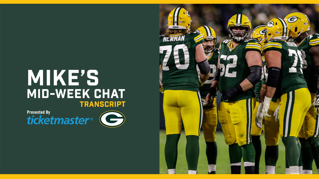 Mike's Mid-Week Chat: How can the Packers improve over the bye week?