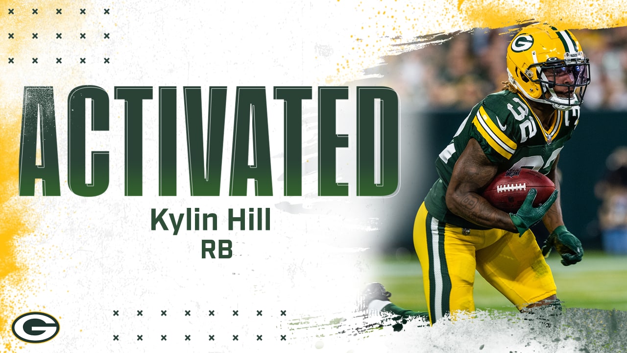 Packers activate RB Kylin Hill off PUP Packers activate RB Kylin Hill off PUP