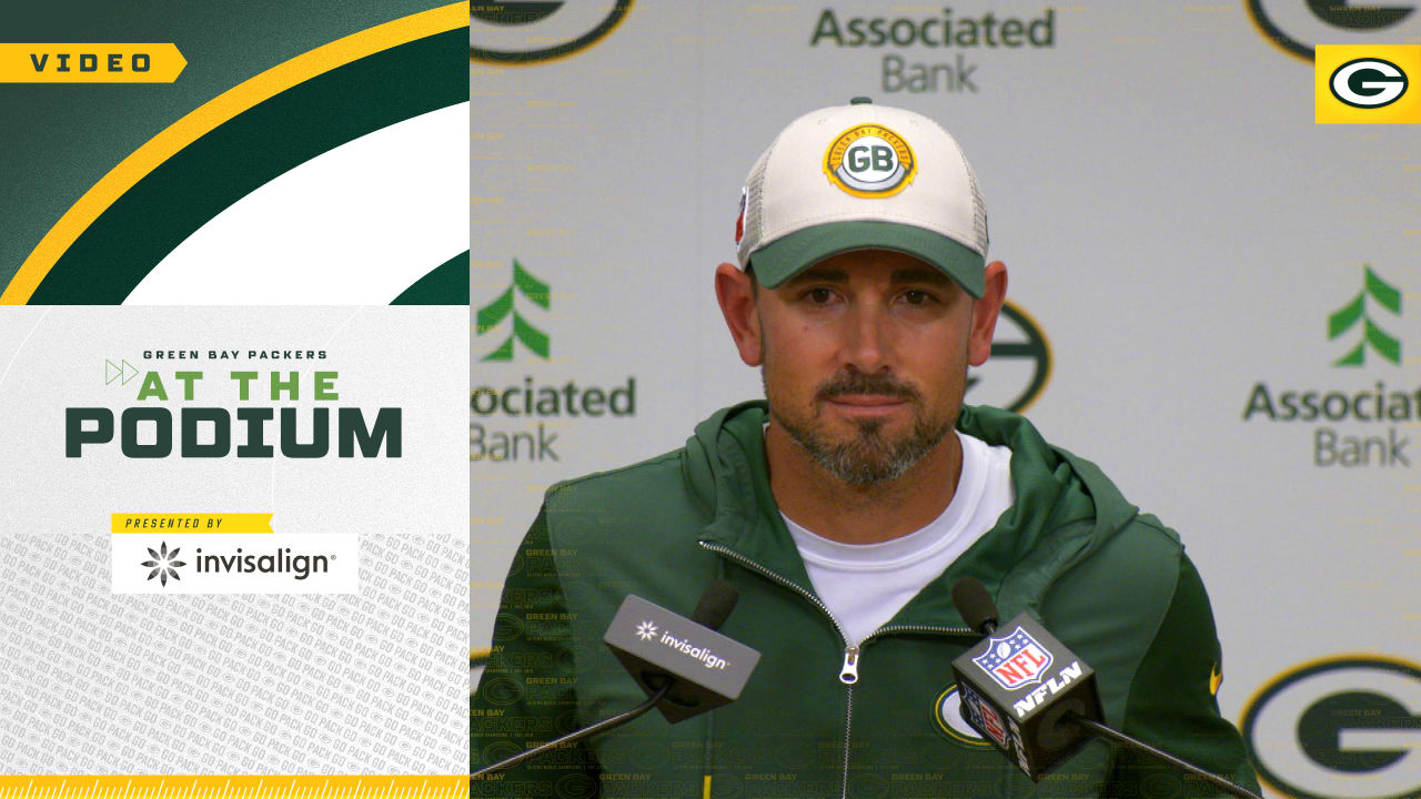Matt LaFleur, Packers ready for home opener against Saints