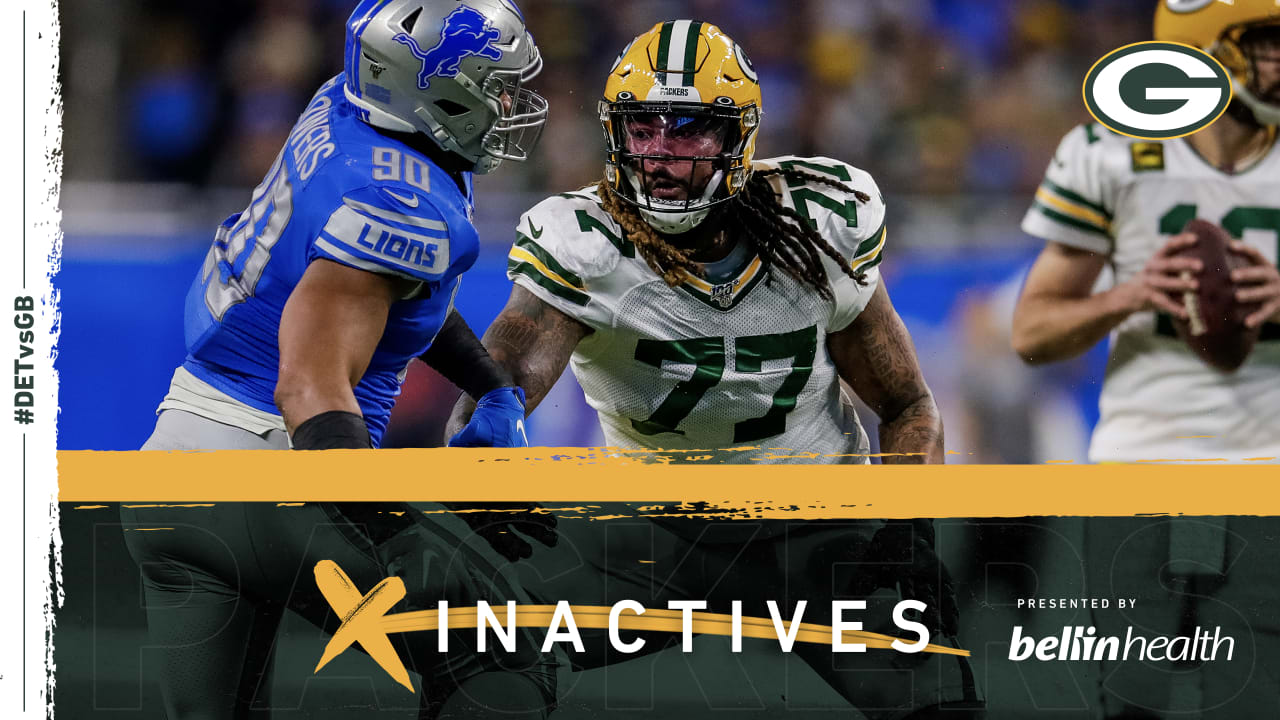 Billy Turner active for Packers vs. Lions