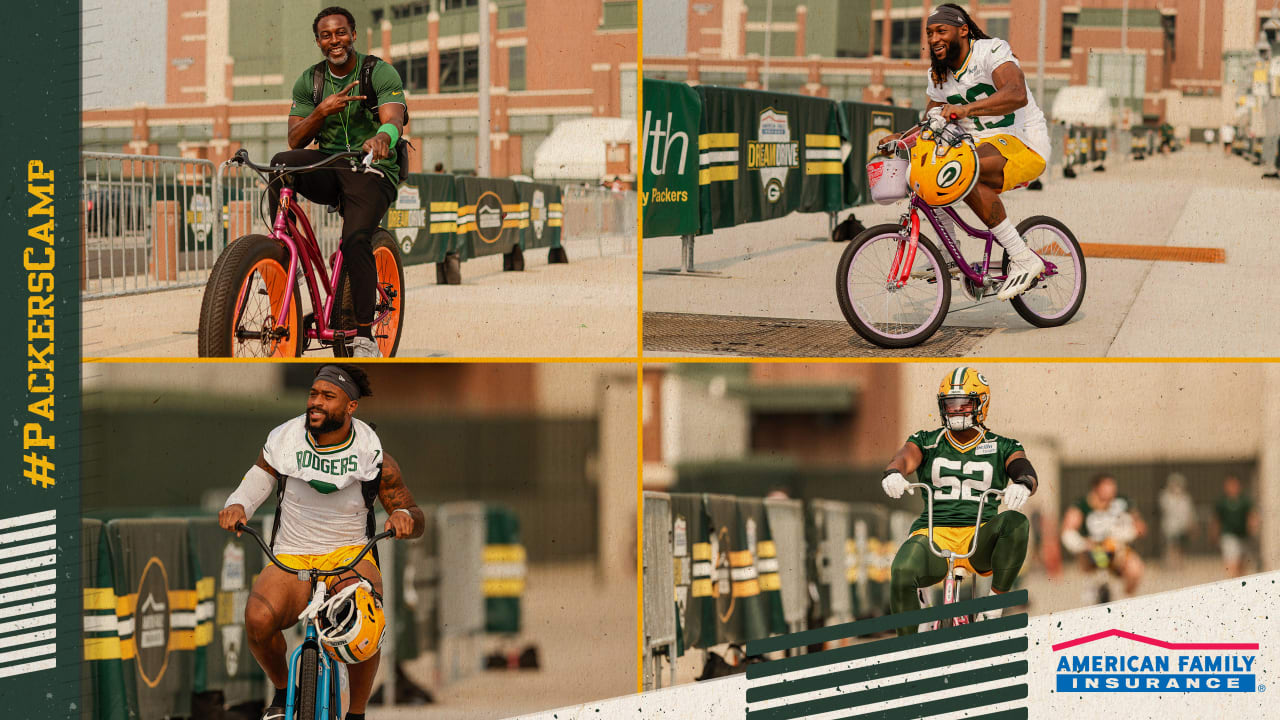 Saturday Cyclists: Packers pedal to practice No. 4