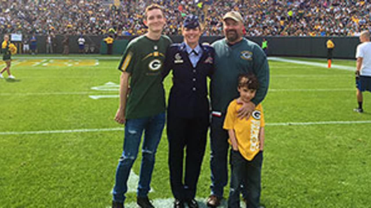 Rachel Petri-Rose and family saluted Sunday for Operation Fan Mail
