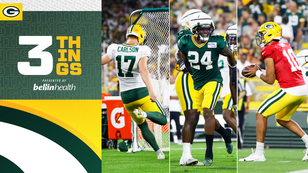 Three Things: Anders Carlson, Tariq Carpenter, and red-zone offense
