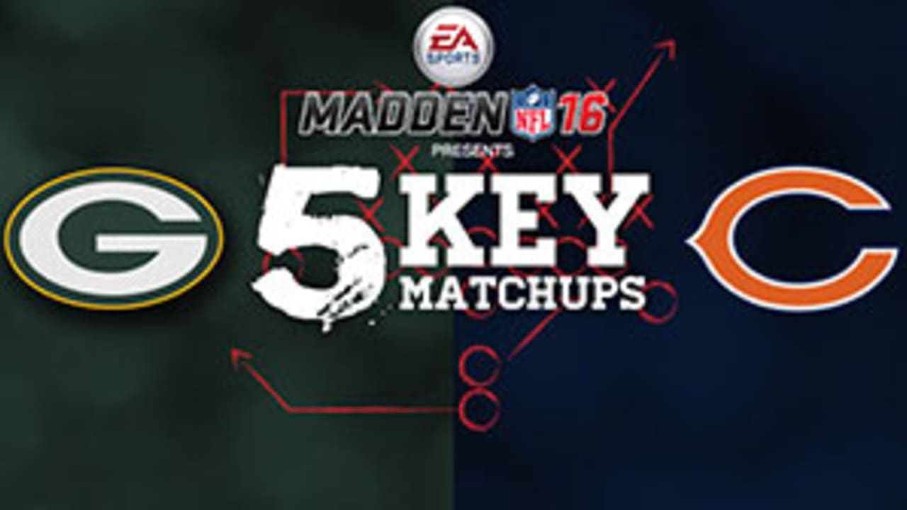 Packers vs. Bears: Five key matchups