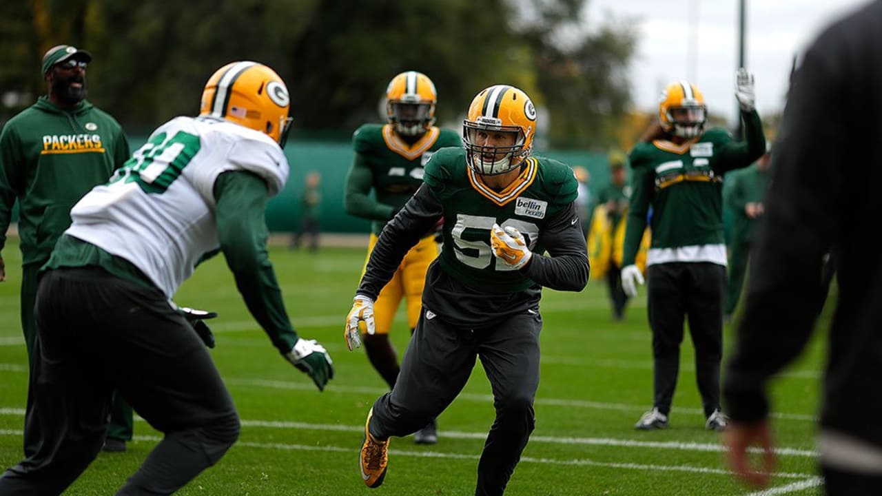 Packers practice outside Thursday