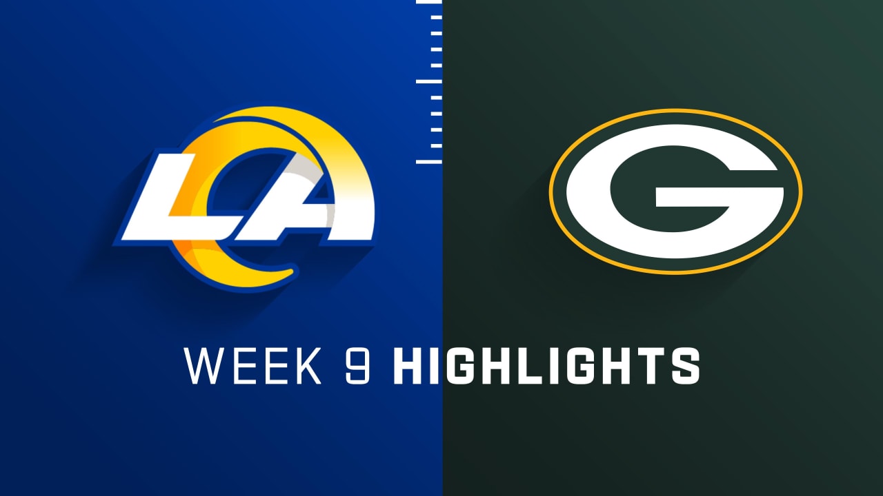 Game Highlights: Packers vs. Rams | Week 9