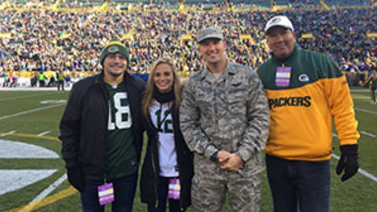 Taylor Manz saluted Sunday for Operation Fan Mail