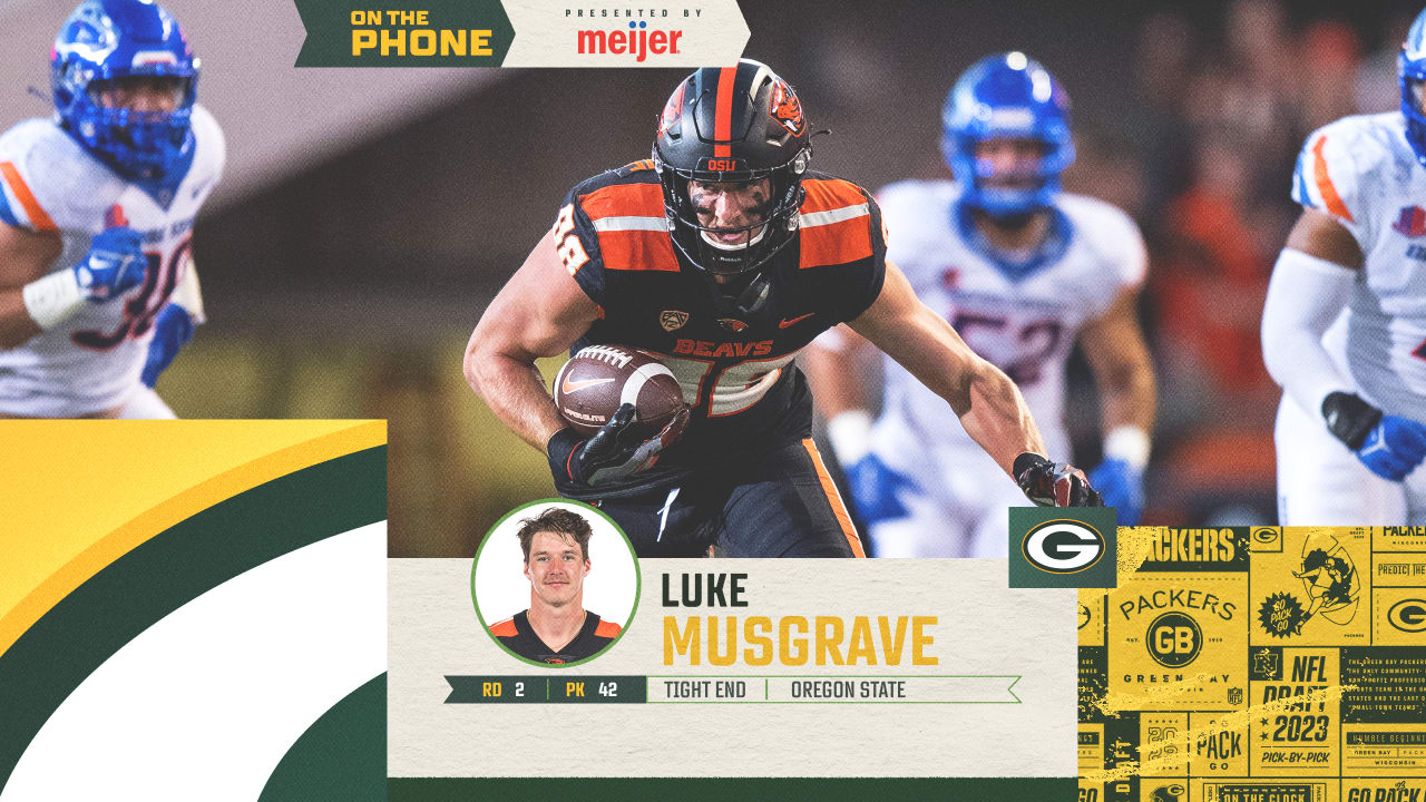 Luke Musgrave excited to join a long history of Packers