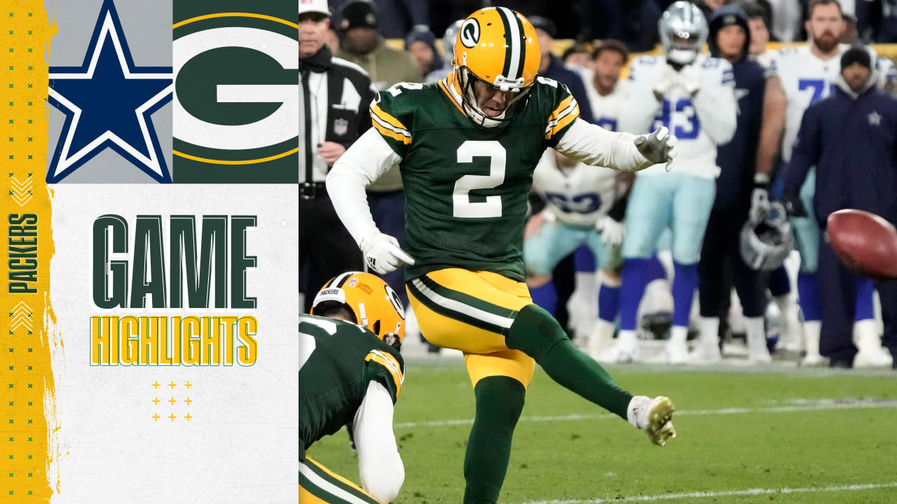 Mason Crosby's field goal wins game for Packers in OT | Packers vs. Cowboys