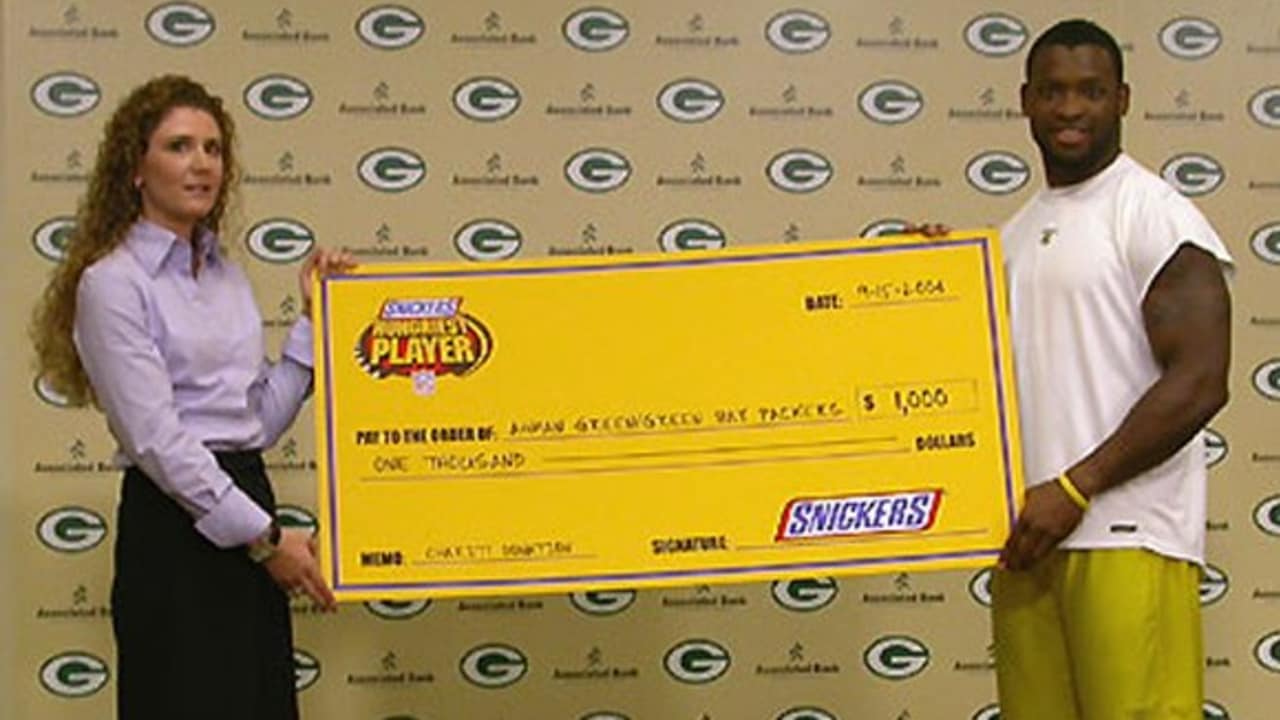 Ahman Green Named Snickers Hungriest Player