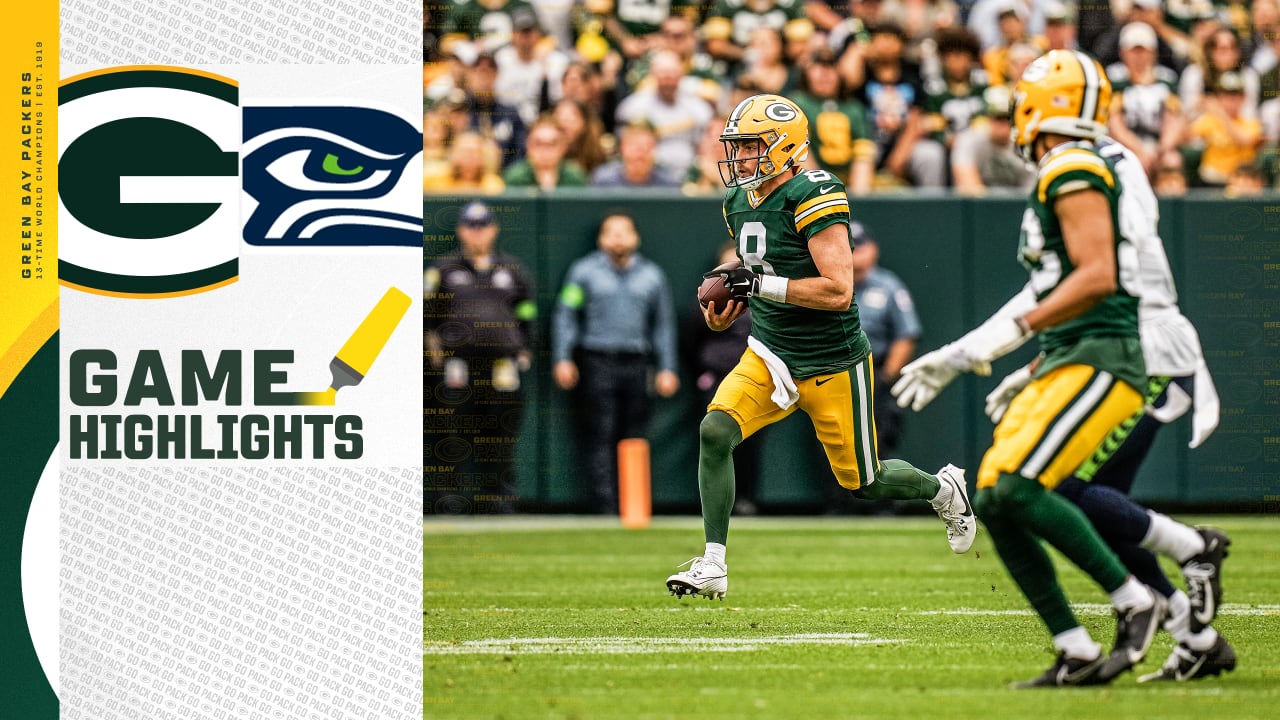 Sean Clifford shows off speed on chain-moving third-down scramble | Packers vs. Seahawks