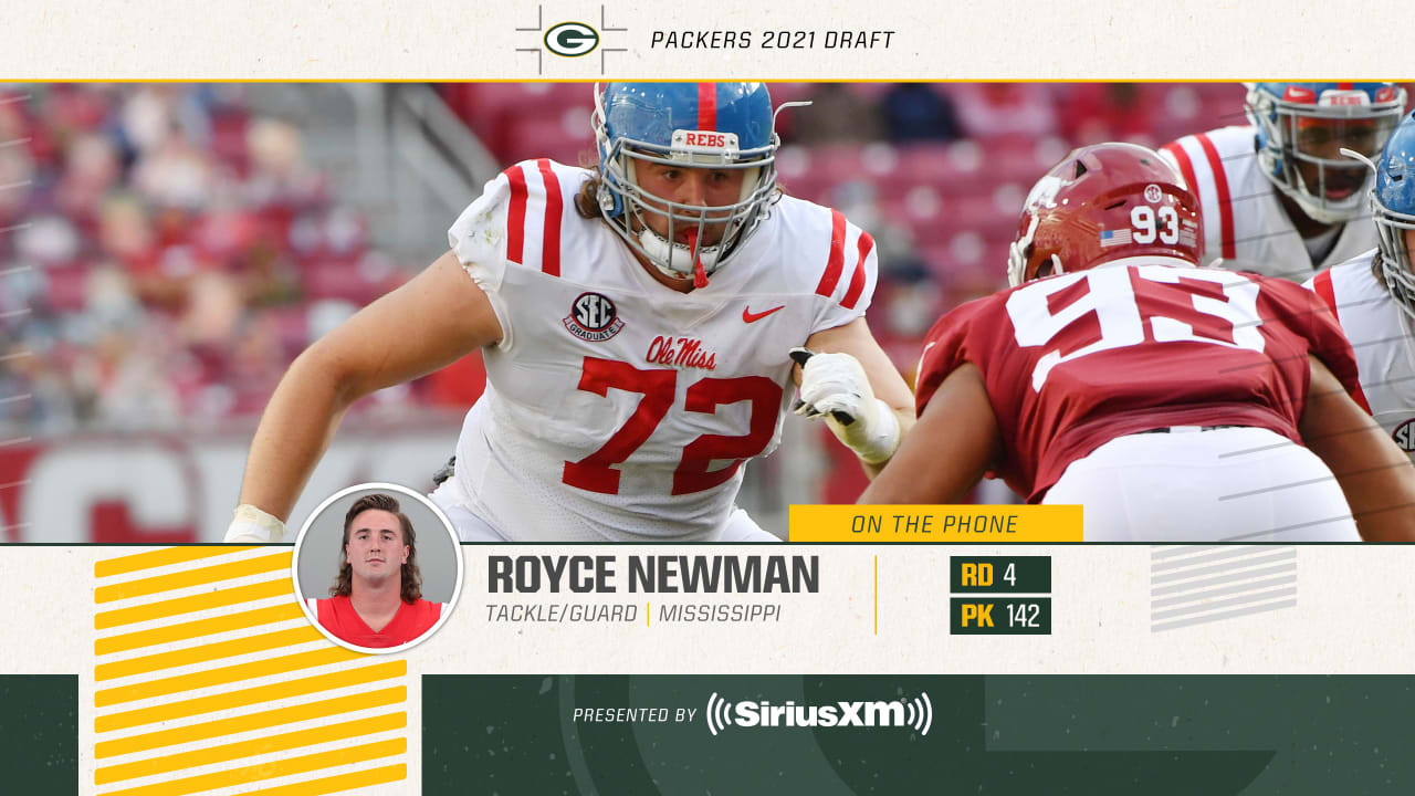 T/G Royce Newman offers versatility for the Packers