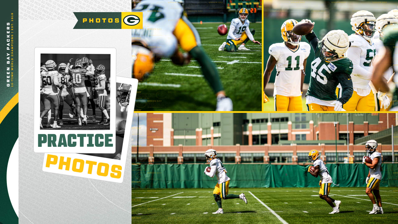 Practice Photos: Packers hold sunny afternoon practice in Green Bay