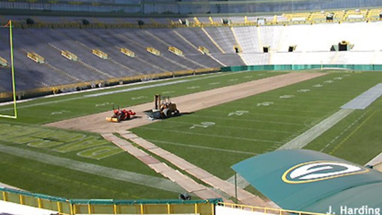 Lambeau Field Receives New Sod
