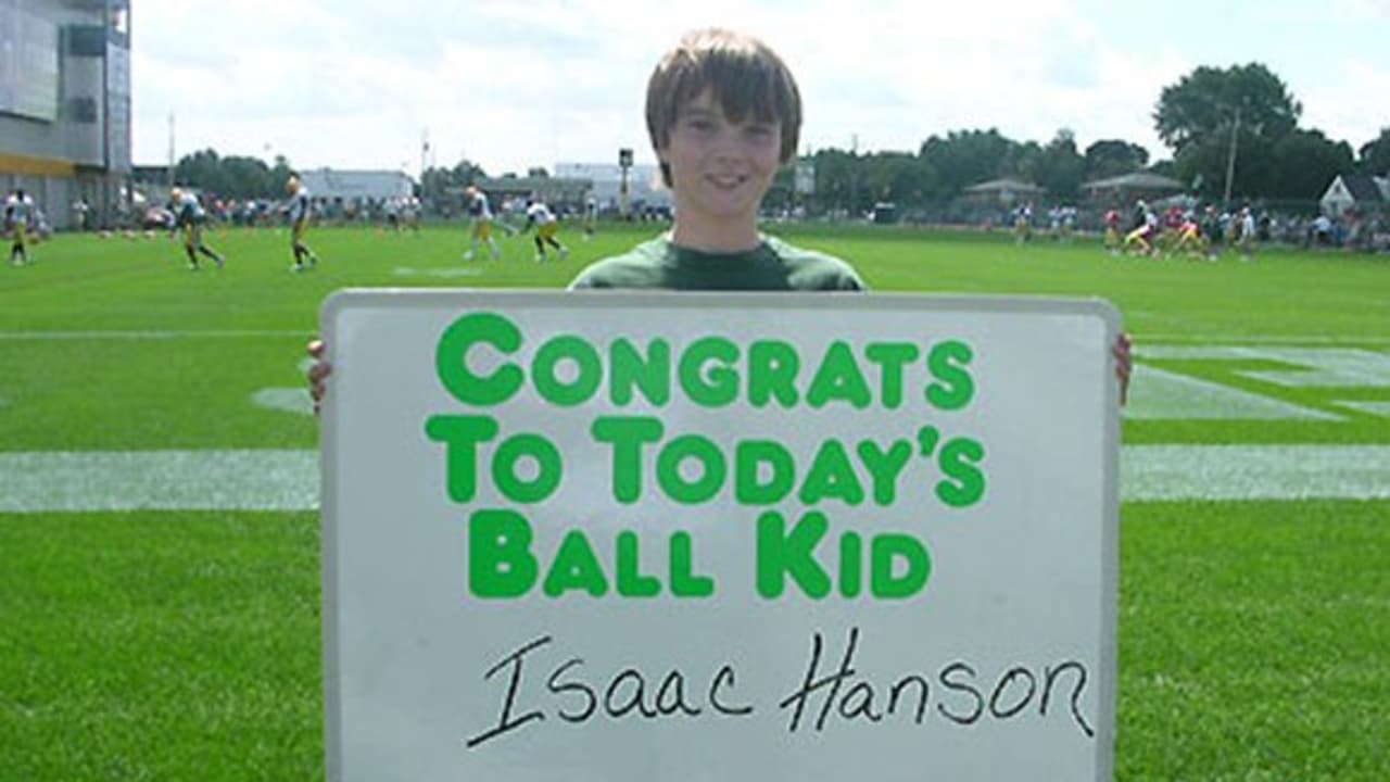 Isaac Hanson Selected As Packers Ball Kid For A Day
