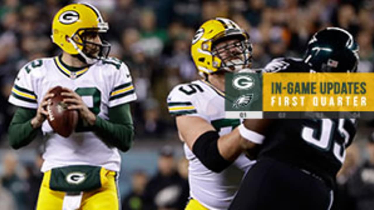 Packers tied with Eagles 7-7 after one
