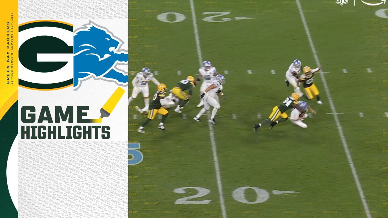 Karl Brooks' second career sack goes for 10-yard loss | Packers vs. Lions