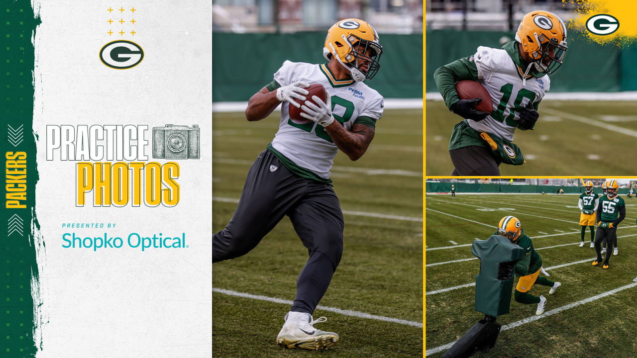 Photos: Packers head outdoors to prep for pivotal showdown with Vikings