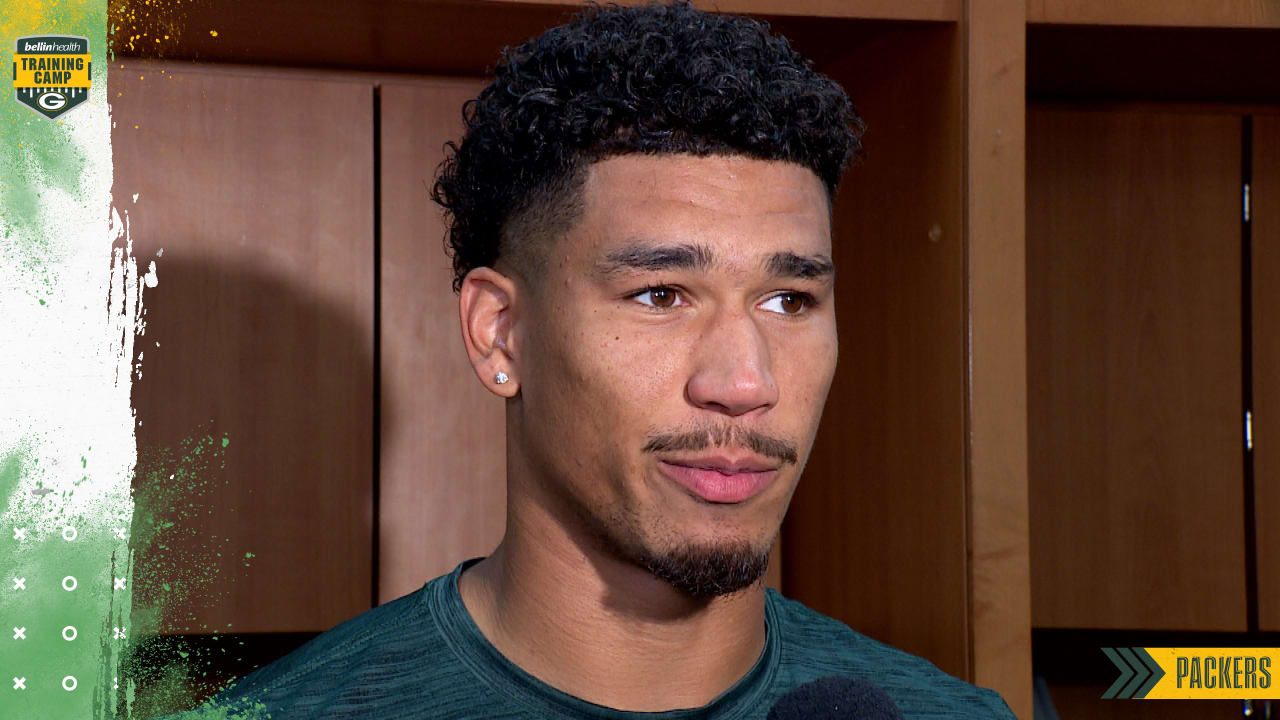 Allen Lazard says he and Aaron Rodgers are 'building chemistry'