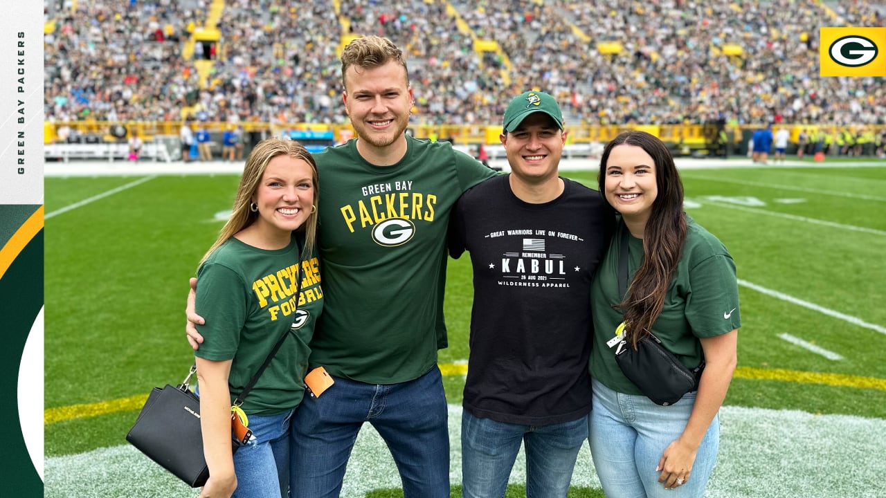 Packers salute U.S. Marine Corps Veteran Nicholas Bartlett for ...