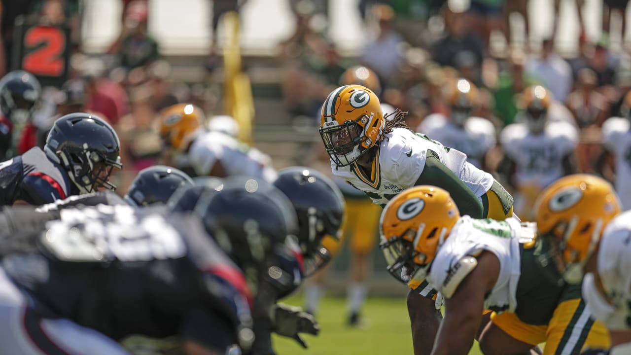 Packers hit practice field with Texans