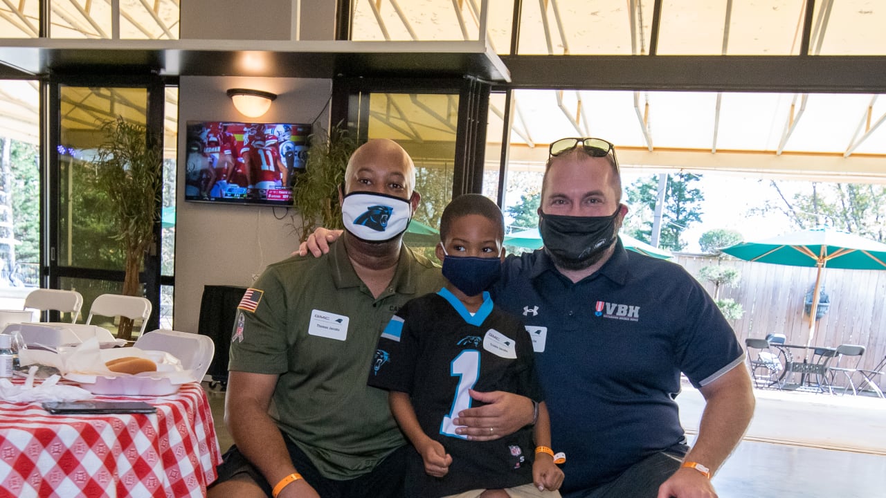 Panthers and GMC host veterans tailgate party
