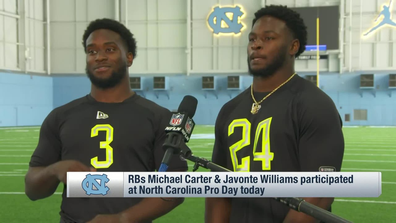 UNC's Michael Carter, Javonte Williams share what they'll bring to NFL ...
