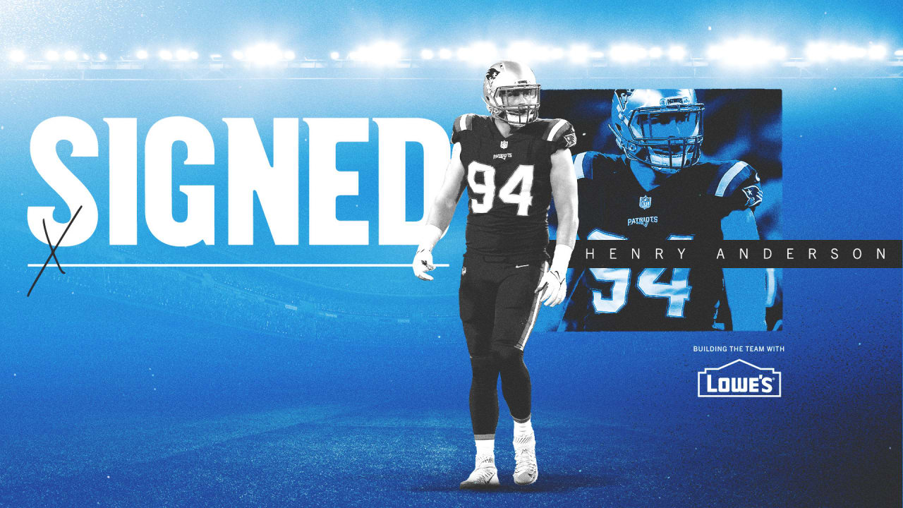 Panthers sign veteran defensive end Henry Anderson