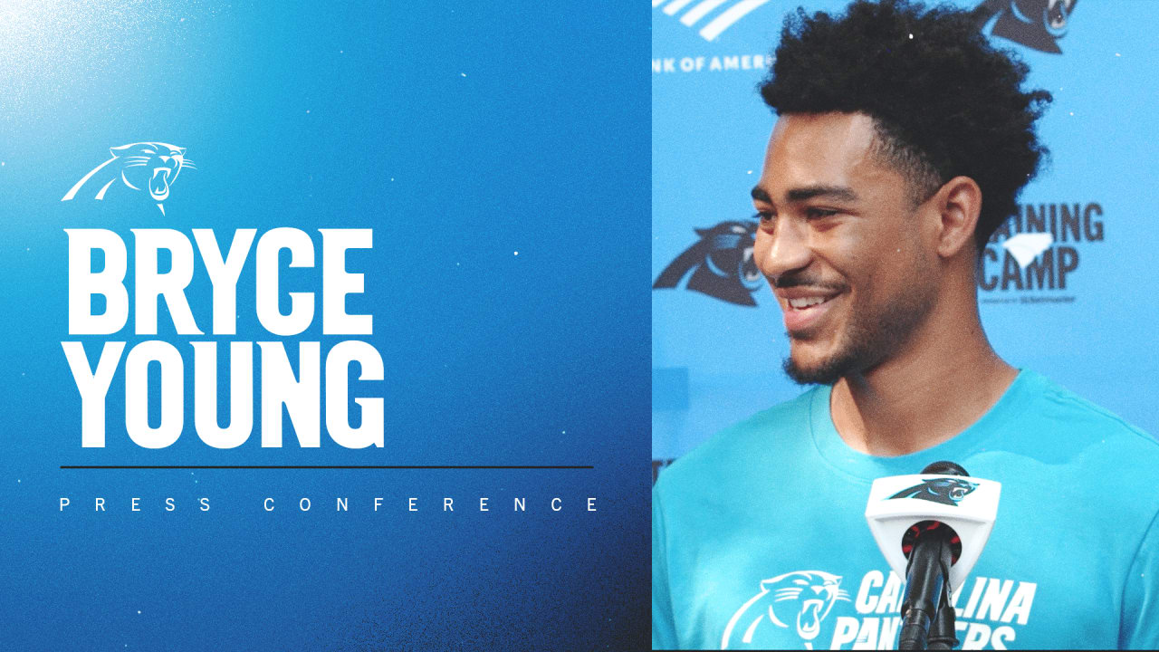 Bryce Young speaks on the quarterback room at training camp