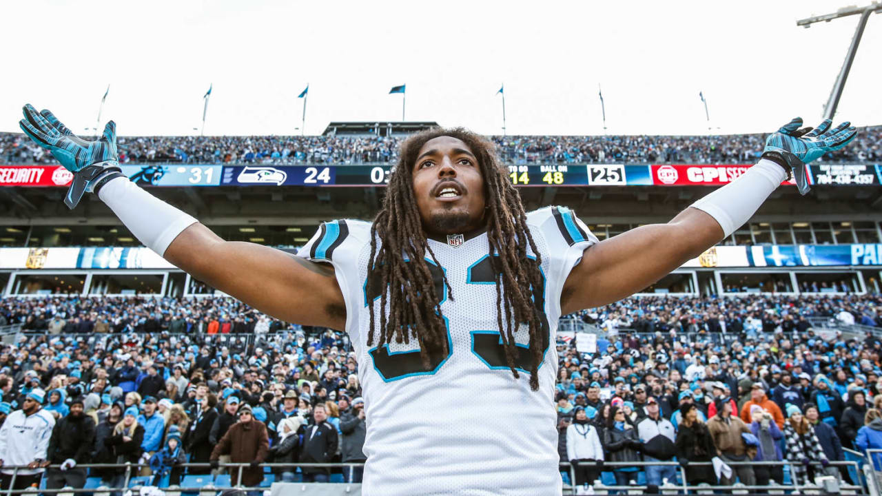 Photos of Tre Boston in action with the Panthers