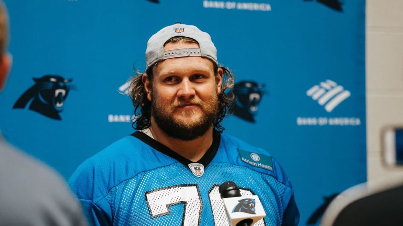 Brady Christensen talks about his play so far at right tackle