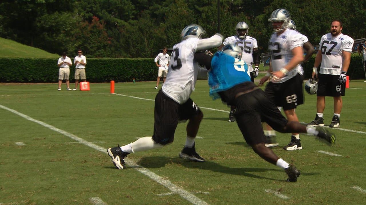 Field Pass: OL vs. DL one-on-one drill