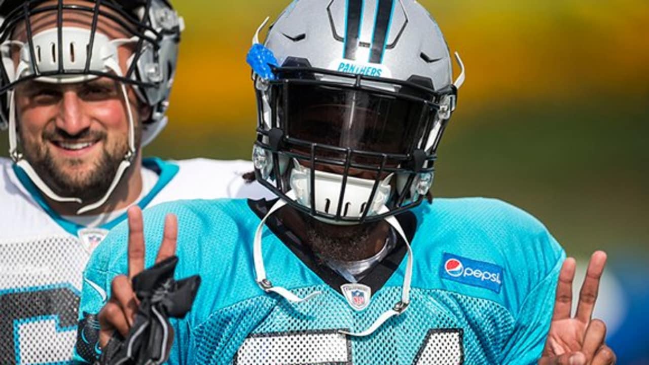 Watch: Panthers break out the pads