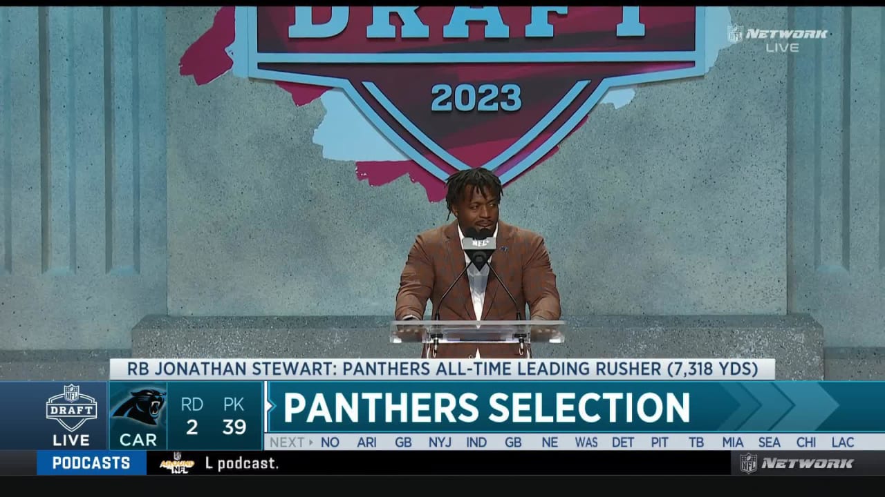 WATCH: Jonathan Mingo goes No. 39 to Panthers