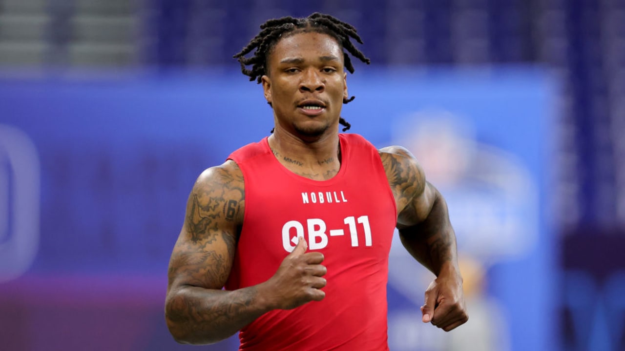 Anthony Richardson runs official 4.43-second 40-yard dash at 2023 combine