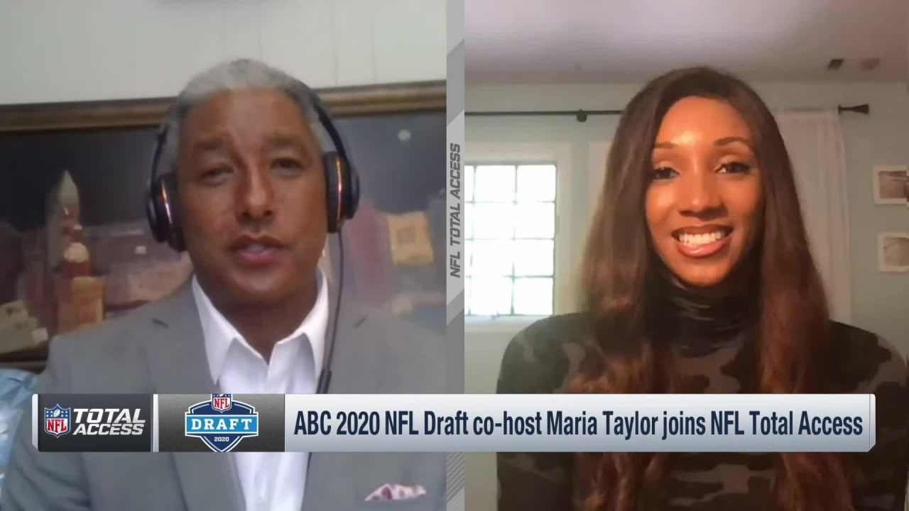 NFL Draft co-host Maria Taylor breaks down positives of virtual draft ...