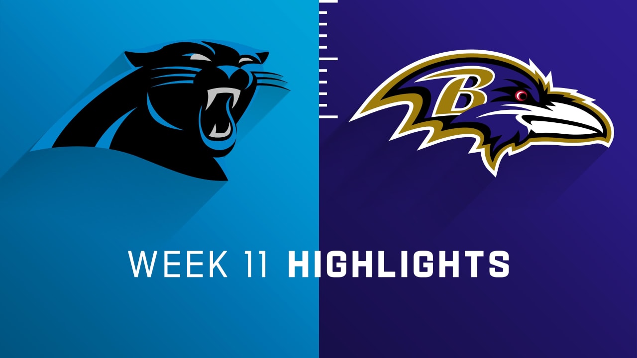 Week 11 Highlights: Ravens 13 Panthers 3