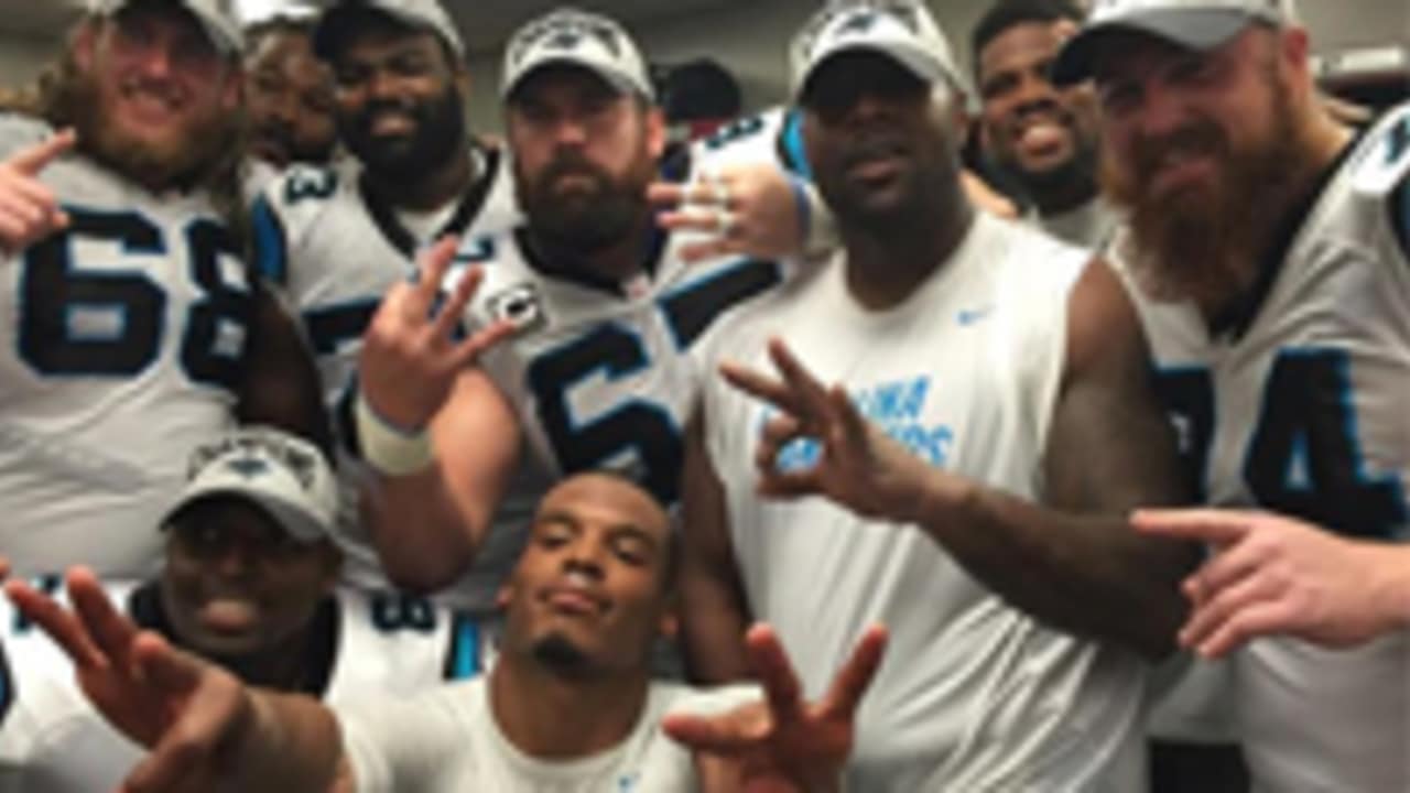 Carolina celebrates third straight division title