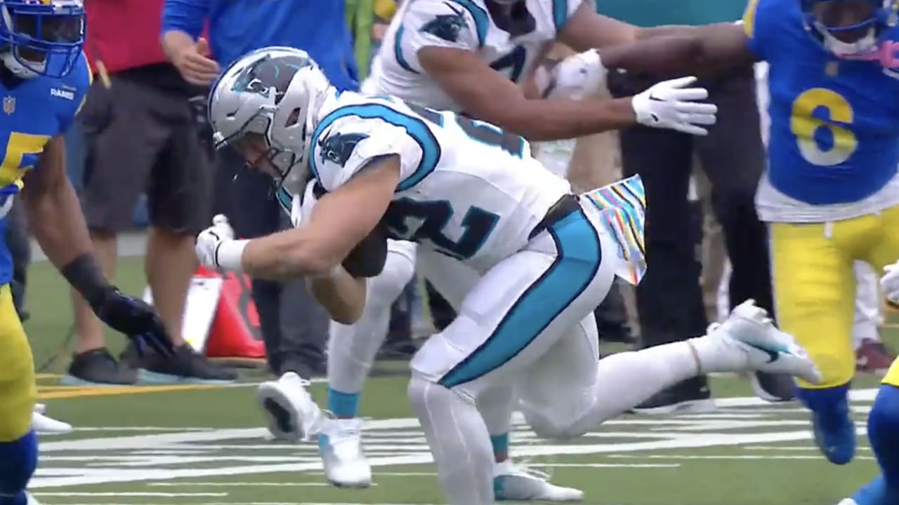 HIGHLIGHT: Christian McCaffrey spins off two defenders in opening drive