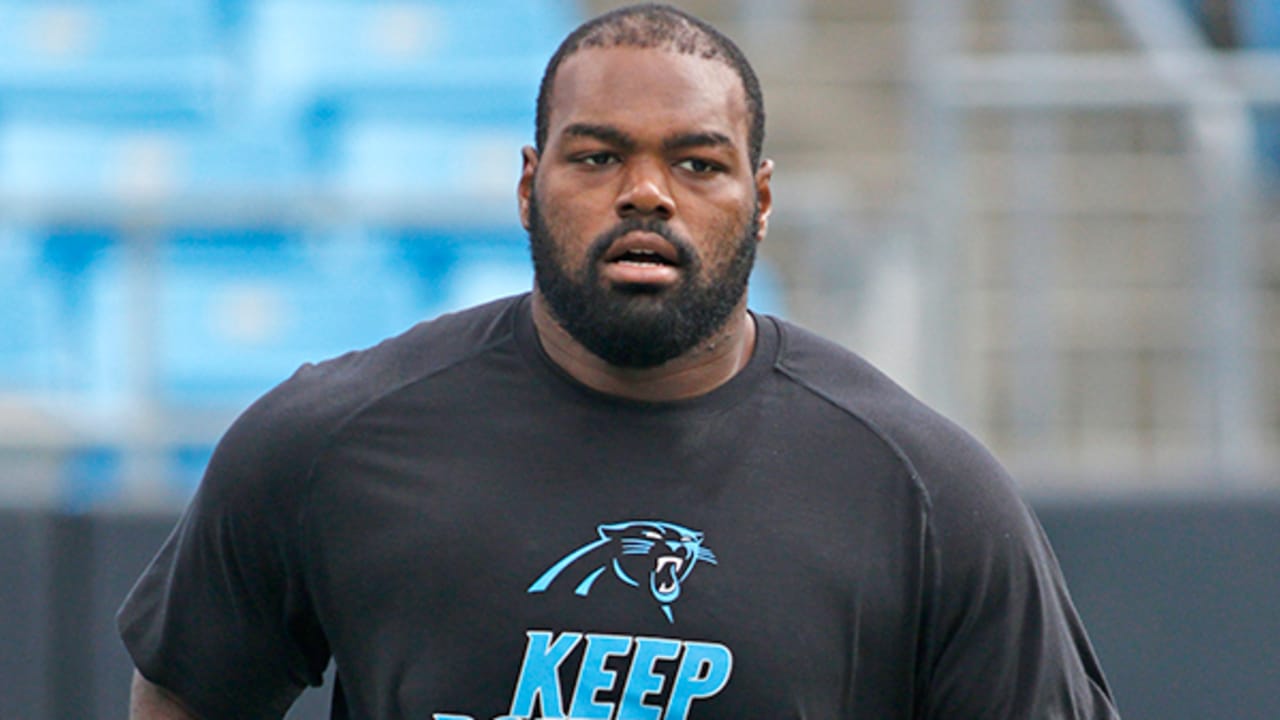 Michael Oher in Charlotte after reconnecting with Panthers