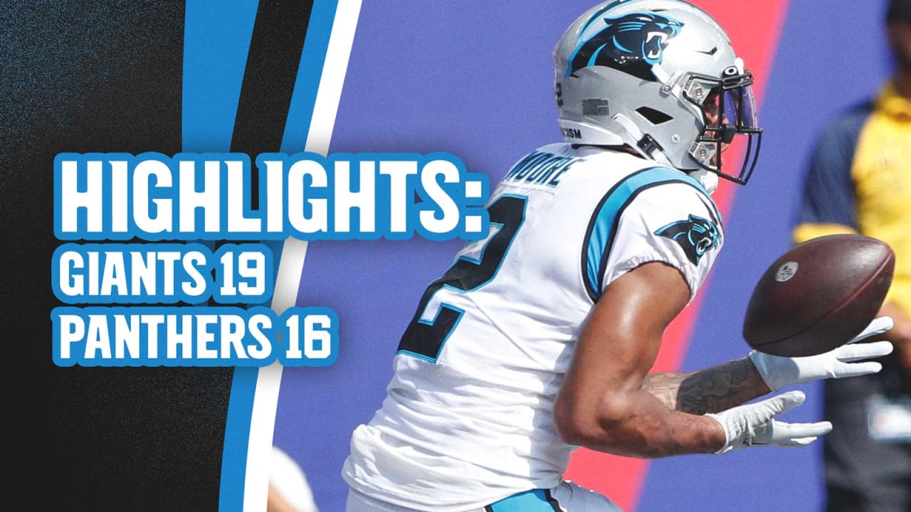 Full Game Highlights from Panthers-Giants in Week 2