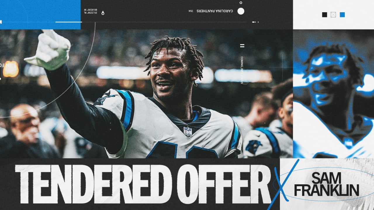 Panthers tender offer to Sam Franklin